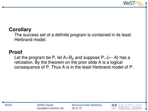 Ppt Procedural Semantics Soundness Of Sld Resolution And Unification