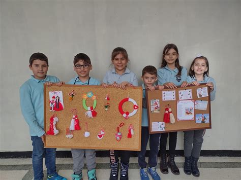 Баба Марта бързала мартенички вързала СУ Пейо Кр Яворов гр Варна