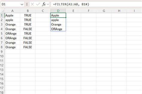 Marking Case Sensitive Unique Values In Excel
