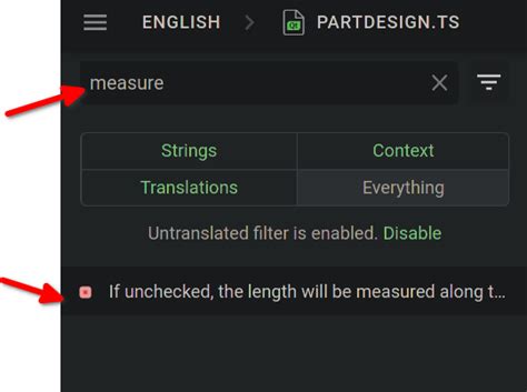 Unexposed Part Design Measure Issue FreeCAD FreeCAD Translations GitHub