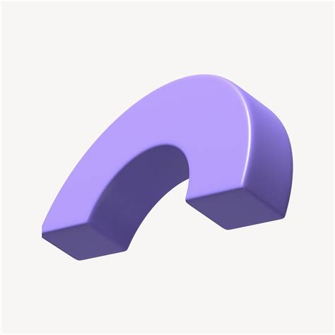 3d Purple Half Torus Clipart Free Photo Rawpixel