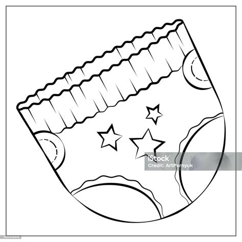 Exploded Diper Clipart