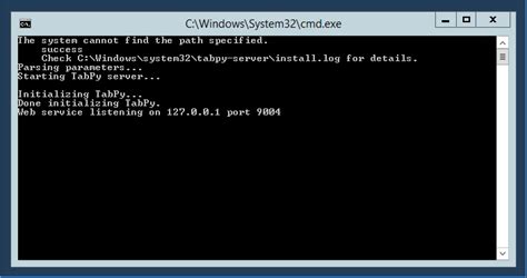 How To Start Startupcmd From Virtual Environment · Issue 165 · Tableautabpy · Github