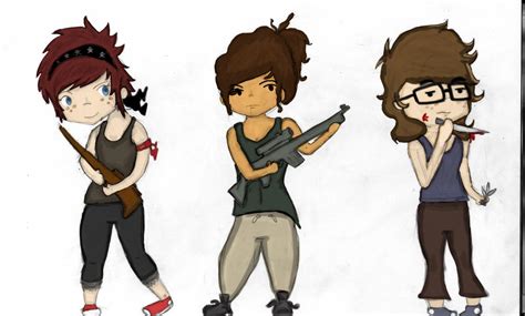 Left 4 Dead Girls By Specialgirl8d On Deviantart