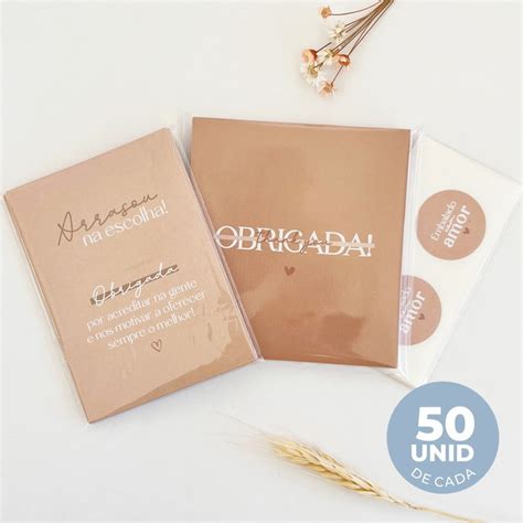 Kit Unboxing Loja Empreendedor 3 Itens 50 De Cada Elo7