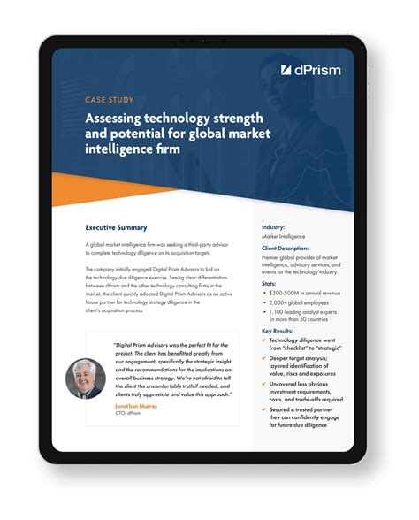 Case Study Technology Due Diligence