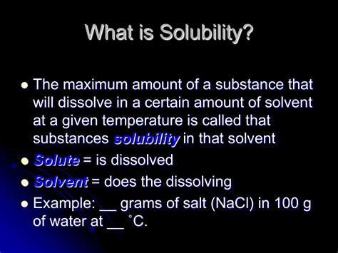 Reading Solubility Curves