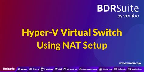 hyper v virtual switch using nat setup