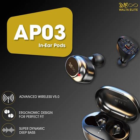 Wireless Bluetooth Earbuds With Charging Case Walta Elite