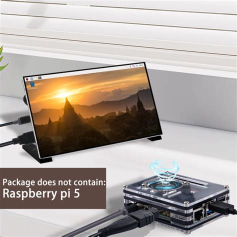 52pi Acrylic Case 9 Layers Enclosure With Cooling Fan Heatsink For Raspberry Pi 5 Oz Robotics