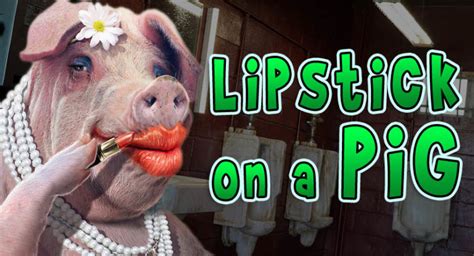 Idiom ｜ Lipstick On A Pig English Stripped Bare
