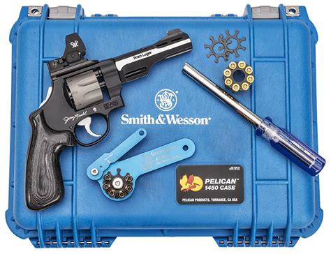 Smith And Wesson Performance Center 327 Wr 9mm 5 Barrel Black Laminate Vortex Compdot Red Dot