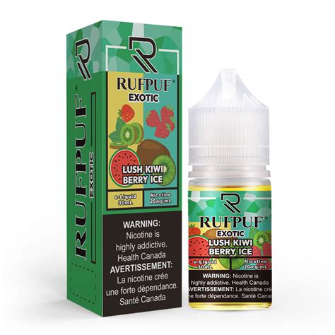 Rufpuf Exotic Lush Kiwi Berry Ice Nic Salt 30ml Heavenvapors