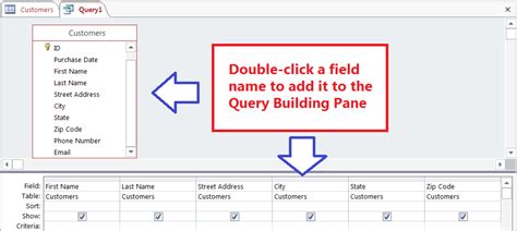 Designing A Query In Access Part Access Database Tutorial Access Database I Need A