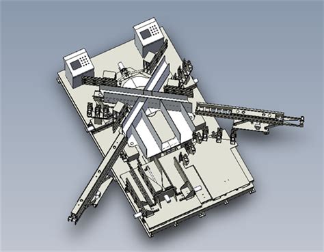 【老龙】机械自动化非标设备 转塔组对接工装3d模型下载三维模型iges模型 制造云 产品模型