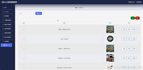 Springboot毕设 社区人口信息管理系统 程序论文论文人口系统开发的意义 Csdn博客