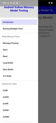 GitHub MangoShip Android Vulkan Memory Model Testing