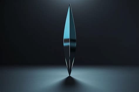 arrow piercing target on sharp grey premium ai generated image