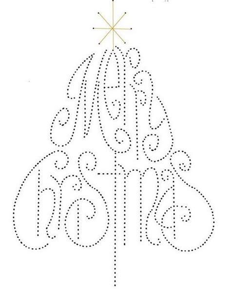Printable Christmas String Art Templates Web Check Out Our String Art Christmas Template