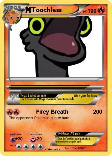 Pokémon Toothless 846 846 Firey Breath My Pokemon Card