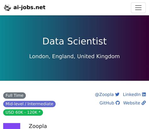 Hiring Data Scientist In London England United Kingdom Raimljobs