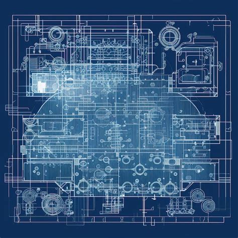 Premium Ai Image Blueprint Background Premium Ai Image Blueprint Background