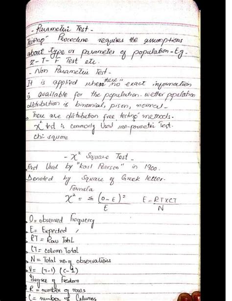 Solution Parametric Test X Square Testexamples Of Parametric And X