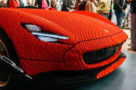 Life Sized Lego Ferrari Monza Sp1 Debuts At Legoland Billund Denmark Techeblog