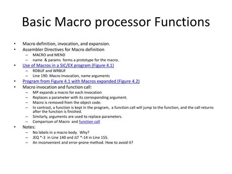 Ppt Macro Processors Mp Powerpoint Presentation Free Download Id