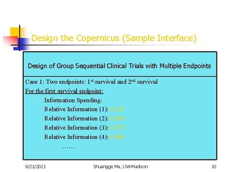 Design And Analysis Of Group Sequential Clinical Trials