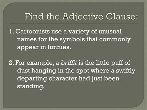 PPT Adjective Clause PowerPoint Presentation Free Download ID