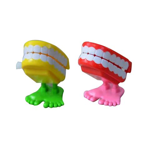 Audeals ‌chattering Teeth Walking Toy Self Propelled Joke Teeth With Feet Novelty Gag Ts