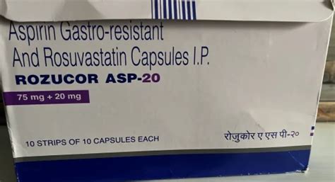 Rozucor Asp 20 At Rs 133 Stripe In New Delhi Id 2853611591597