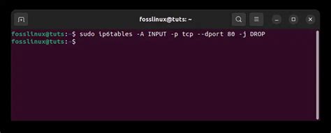 iptables and ipv6 configure firewall rules for ipv6 networks