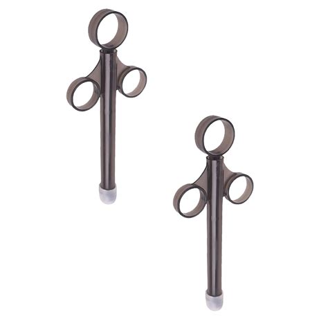 3 2 1pcs Lube Applicator Syringes Lubricant Tube Shooter With Smooth Rounded Cap For Men Women