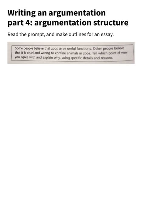 Argumentation Structure