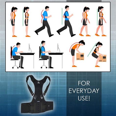 Ортопедичен коректор на стойката корсет за мъже и жени за изправяне на гърба и правилна поза с