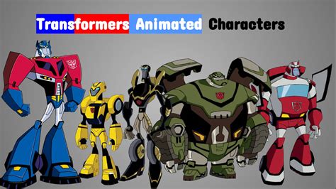 Transformers Animated Characters By Zmcdonald09 On Deviantart
