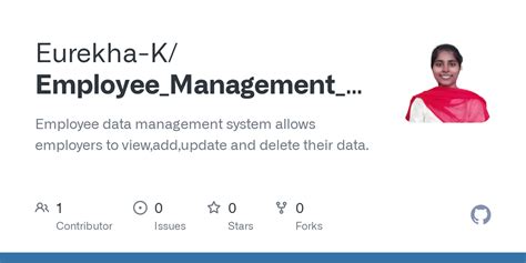 Github Eurekha K Employee Management System Employee Data Management System Allows Employers