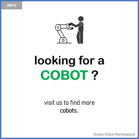 Global Robot Marketplace On Linkedin Cobot Is A Portmanteau Of Collaborative Robot It