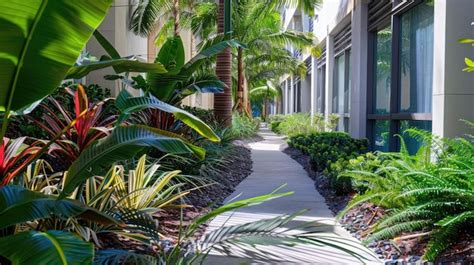 Architectural Plantings Premium Ai Generated Image