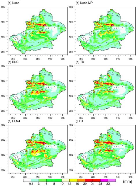 Spatial Distributions Of Simulated Shading And Observed Marked With Download Scientific