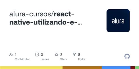 Github Alura Cursos React Native Utilizando E Criando Hooks