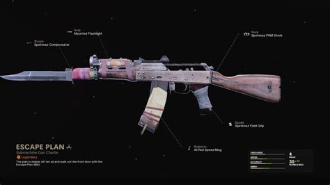 Escape Plan Cod Warzone And Black Ops Cold War Weapon Blueprint