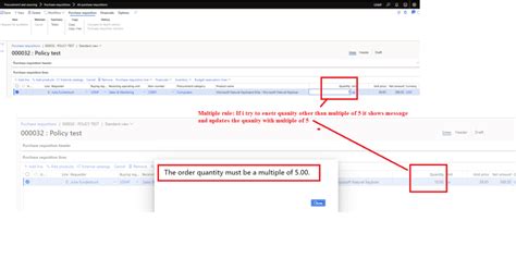 Purchasing Policies Purchase Requisition Control Rules In Microsoft Dynamics 365 Finance And