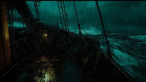 거센 파도와 흔들리는 배 바다의 편안한 소리가 당신의 불면증을 달래줍니다 소나기와 천둥도 함께합니다 🌊⛵🌧️⚡ Youtube