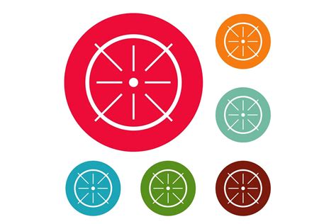 Center Icons Circle Set Vector By Anatolir56 TheHungryJPEG
