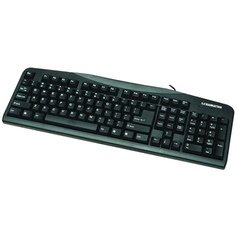 Black Enhanced Usb Keyboard Standard 107 Key