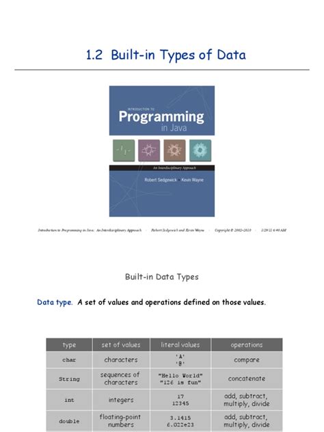 12types pdf data type boolean data type