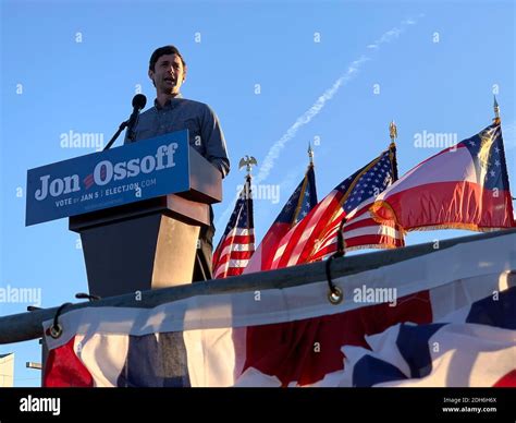 Macon Georgia Usa 9th Dec 2020 Democratic Us Senate Candidate